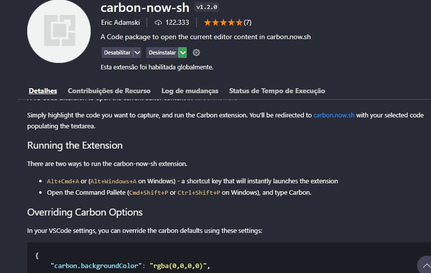 Utilizando Plugin carbon.now.sh no VS-CODE | by Roberto Carlos Ricci ...
