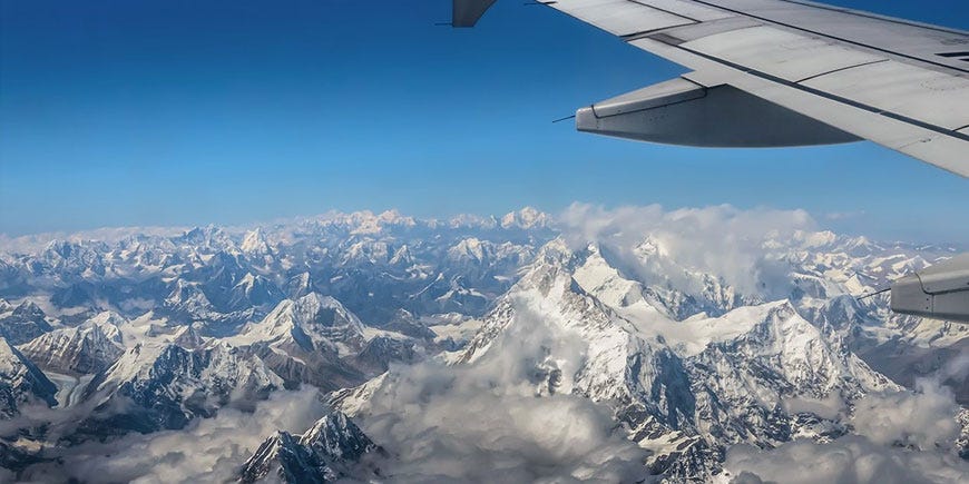 Himalayas From Plane