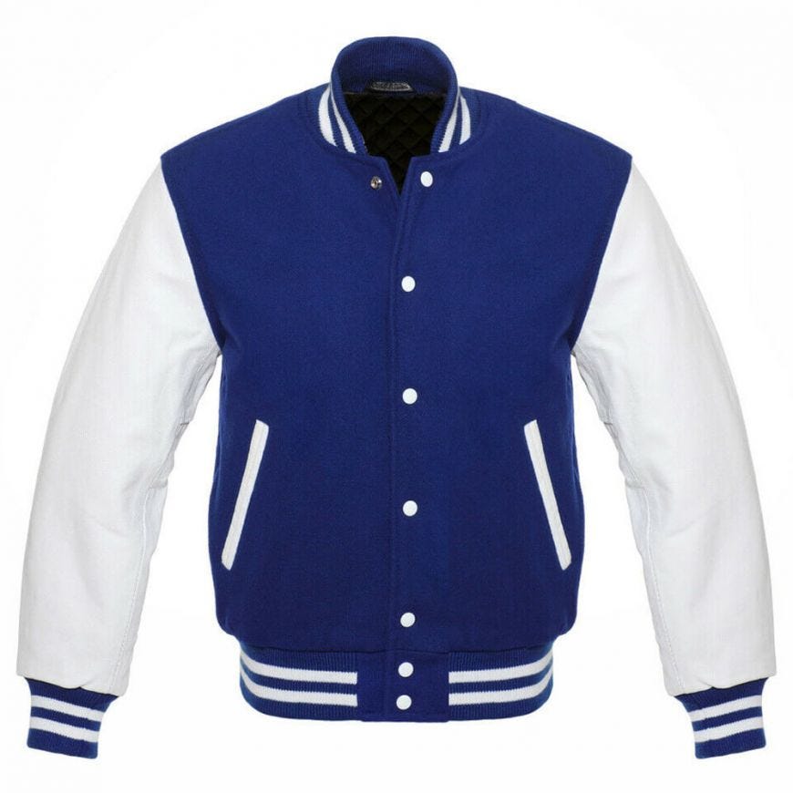 Were To Buy Blue Varsity Jacket ? | by SAIDA GEAR | Medium