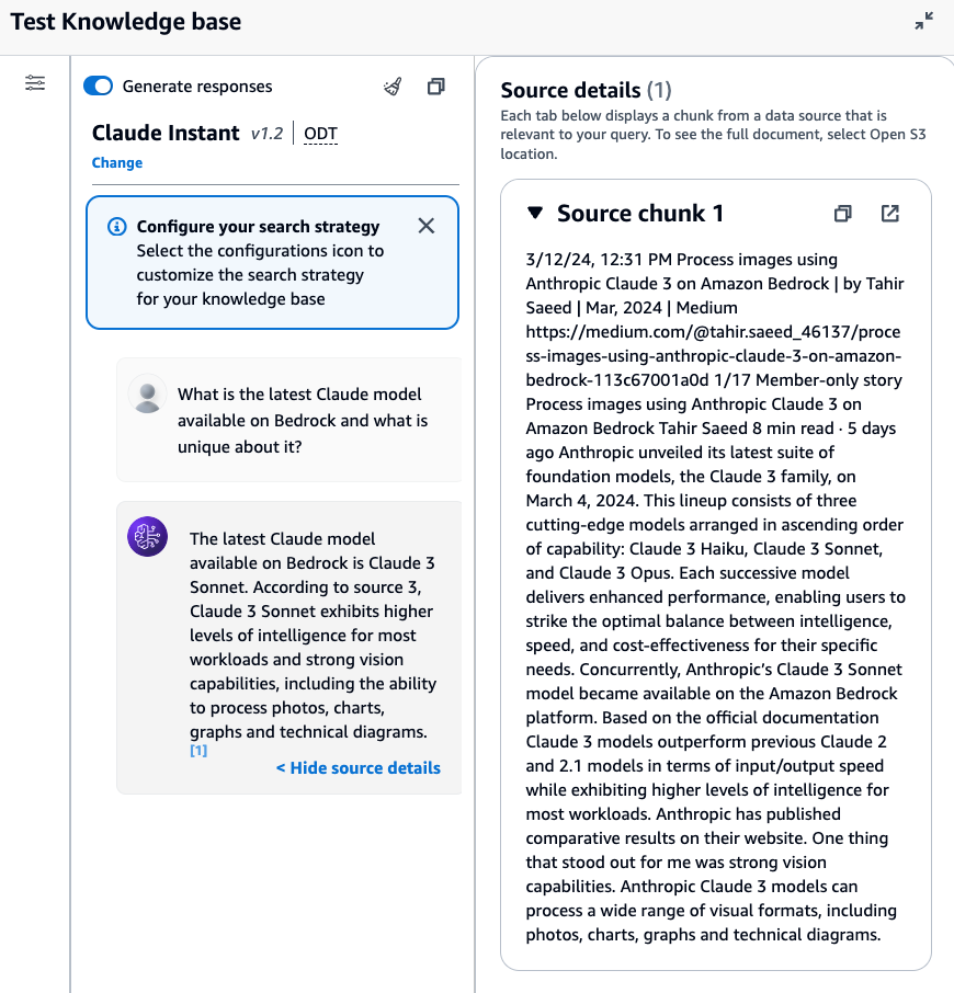 Serverless RAG solution using Amazon Bedrock Knowledge Base | by Tahir Saeed | Medium