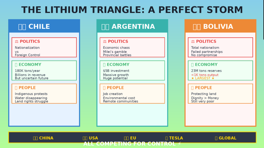 White Gold: The Battle for the Lithium Triangle | by Nandini Saraswat ...