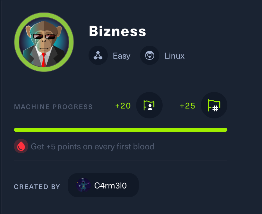 Bizness Writeup (HackTheBox). Heyo everyone, I want to share how I ...