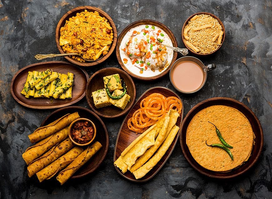 Gujarati cuisine. Gujarati food is the cooking of the… | by Momo ...