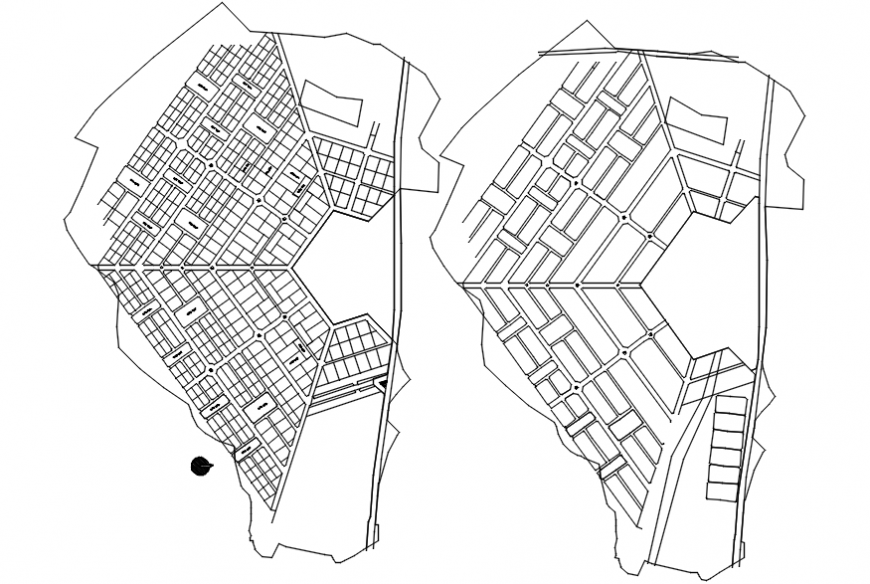 MULTIPLE HOUSING PLOTS AND SITE PLAN CAD DRAWING DETAILS DWG FILE | by ...