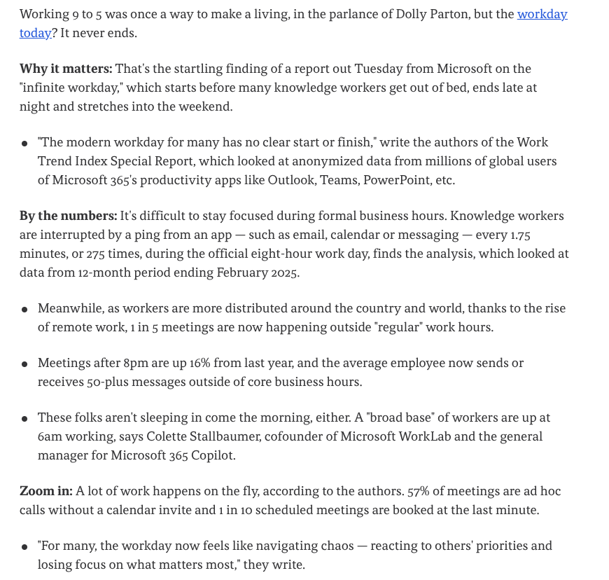 There Is A Semi “Simple” Fix To The Infinite Workday, Yes | by Ted ...