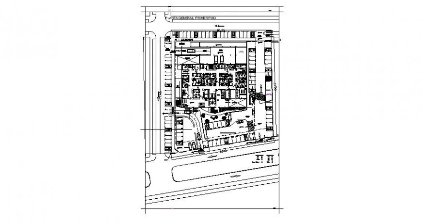 MEDICAL CLINIC DISTRIBUTION LAYOUT PLAN CAD DRAWING DETAILS DWG FILE ...