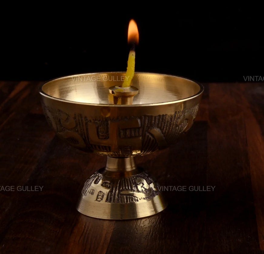 Brass Pooja Diya: A Touch of Elegance & Spirituality to Your Home | by ...