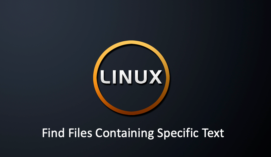 Linux — How to Find All Files Containing Specific Text | by Tony | Medium