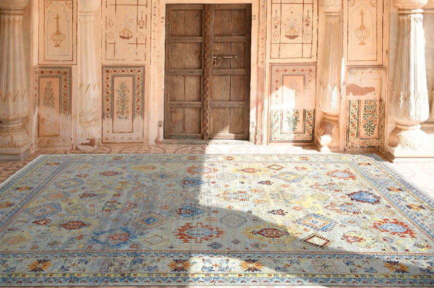 5 Colorful Rugs to Add Vibrancy to Your Living Room | by Saraswati ...