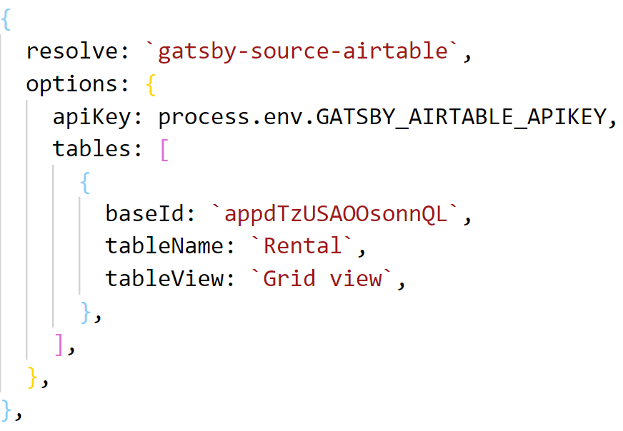 Fetching data from airtable into gatsby | by sgpropguide | Medium