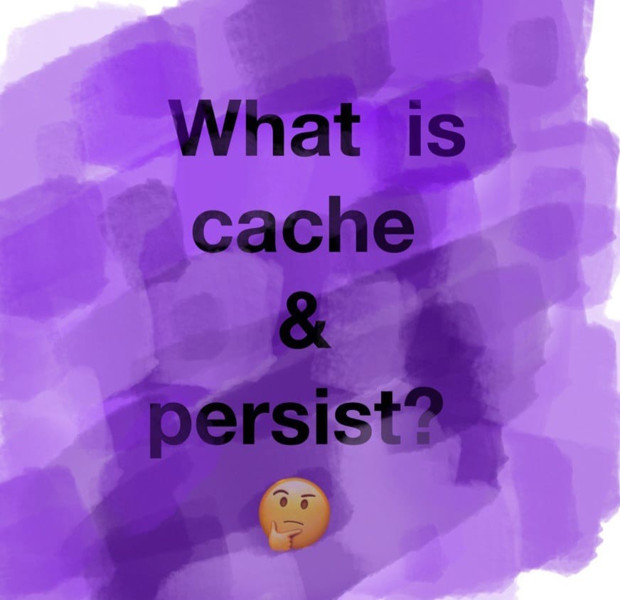 Cache and Persist in PySpark ============================ | by Manjeet Girase | Medium