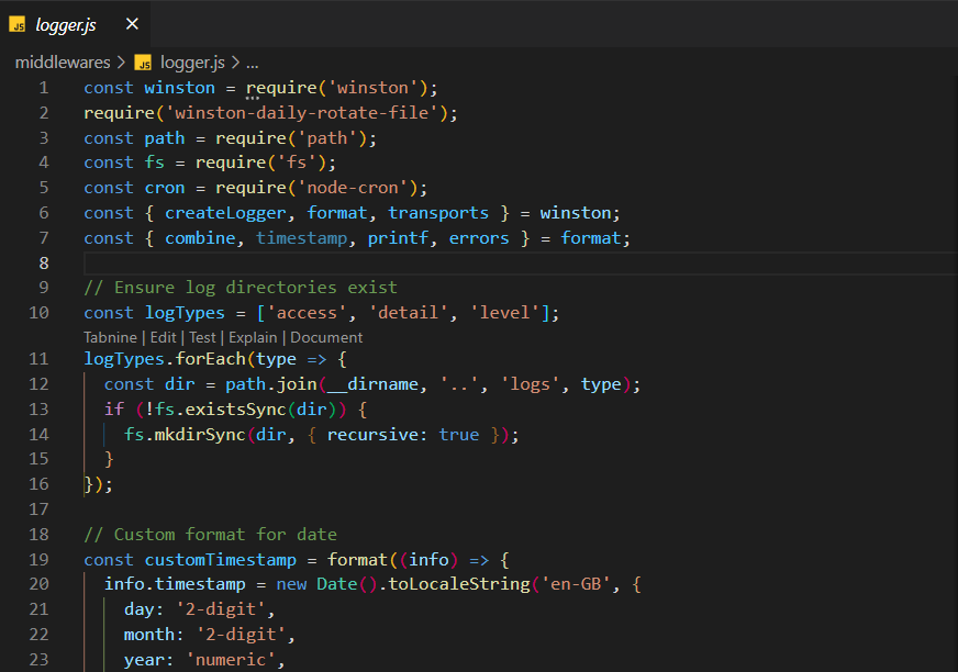 Building a Robust Logging System with Winston in Node.js Backend | by Anusthan Singh | Aug, 2025 ...