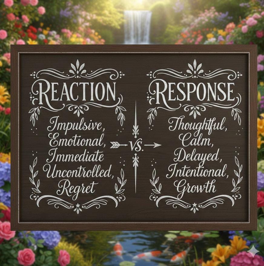 Responding instead of reacting in anger is a technique that saves you ...
