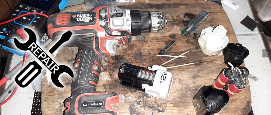 Black and decker cordless drill repair store