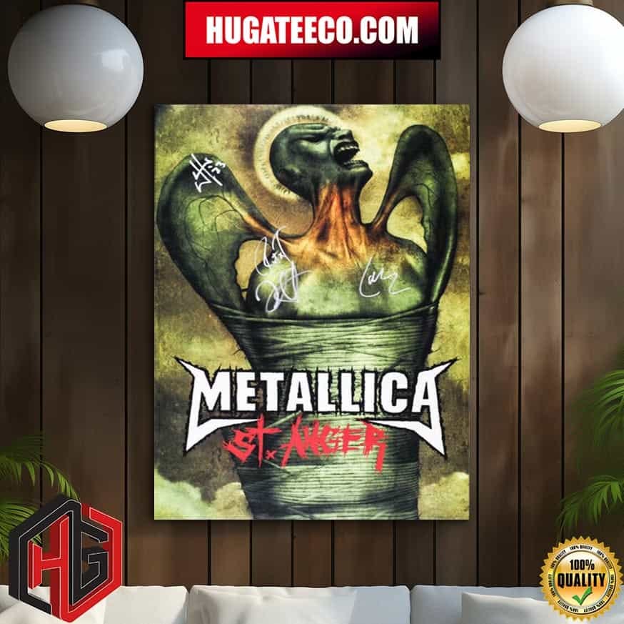 Metallica Album St Anger Art Print-Signed Fifth Member Exclusive Merch ...
