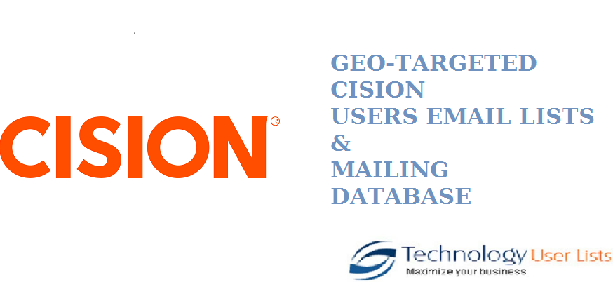 Cision Users Mailing Lists and Marketing Database | by Technology User ...
