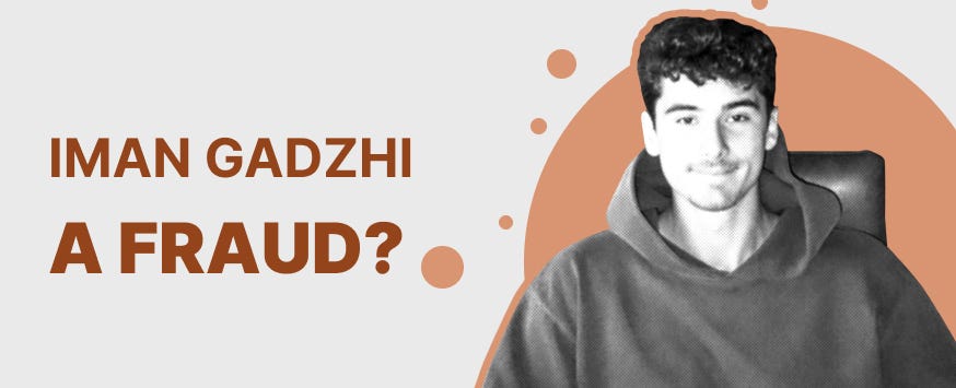 Is Iman Gadzhi a Fraud?. In this article, I will delve into the… | by ...