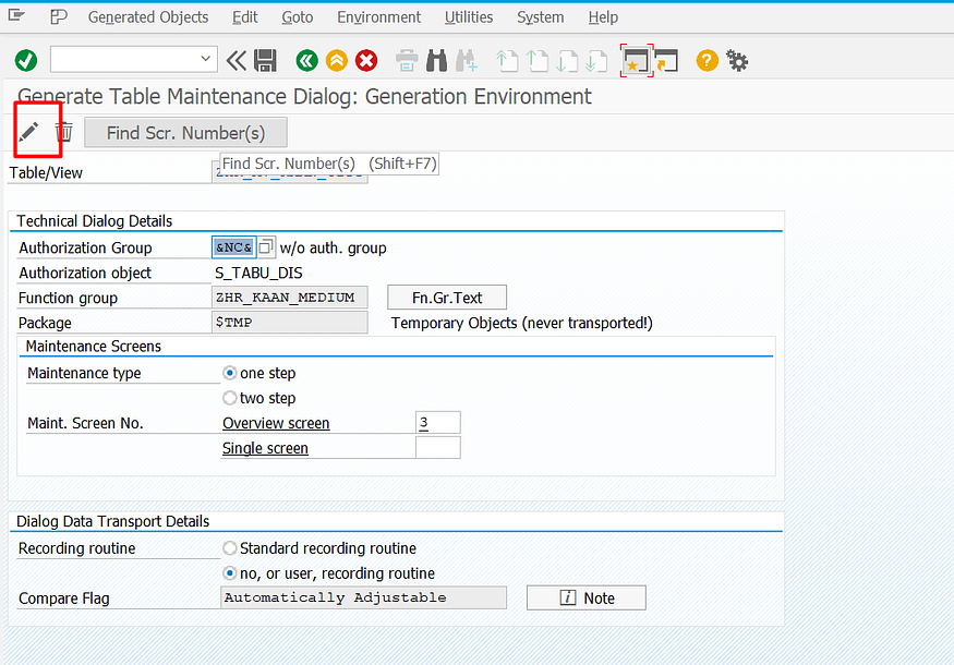Creating A Sap Abap Maintenance View Kaan Can Calkan 