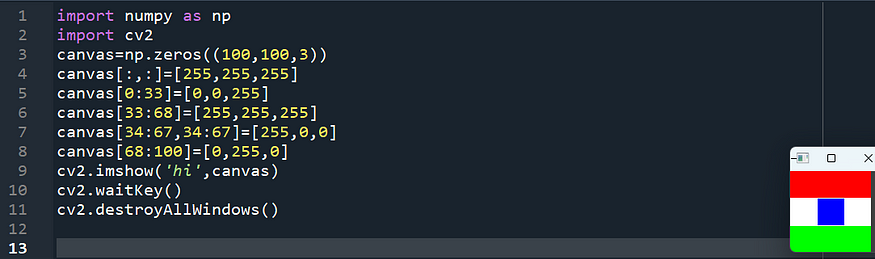 To Create A Very Basic Pattern Using Opencv Library In Python Here I Will Be Making The Indian