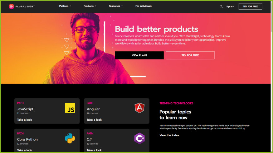 Clone of pluralsight.com (Construct Week Masai School | by Priya ...