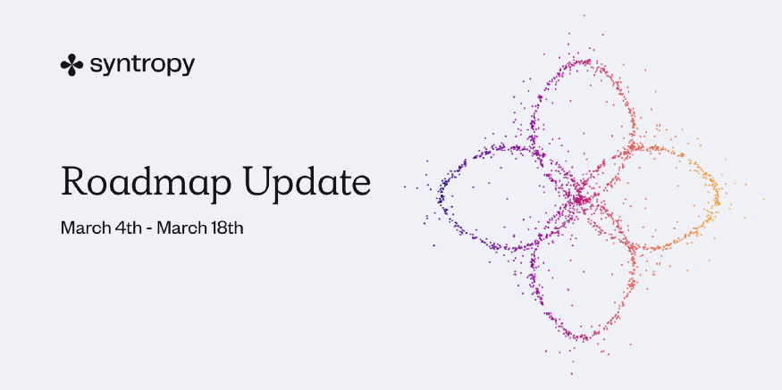 Aggiornamento della Roadmap 03.04–03.18 | by Omar Marchet | Syntropy ...