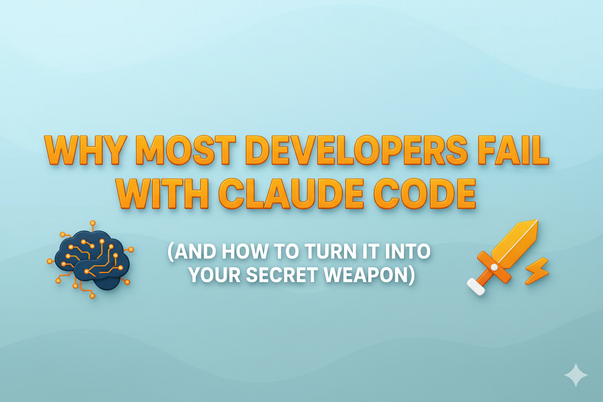 Why Most Developers Fail With Claude Code (And How to Turn It Into Your Secret Weapon) | by ...