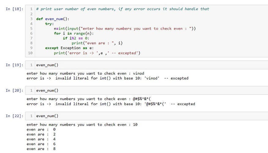 Exception Handling In Python Hello Guys Welcome Back To The Python… By Vinod Kumar G R Medium