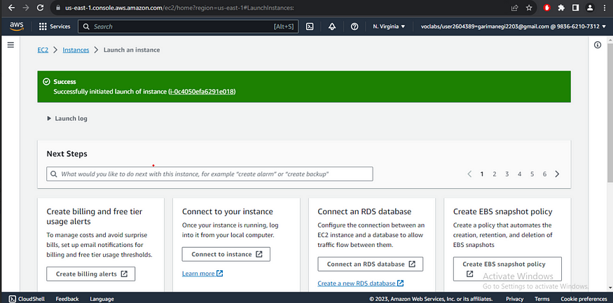 Day 9- EC2 Setup Guide. Day 9 of #100daysofAWS | by Garima Negi | Oct, 2023 | Medium