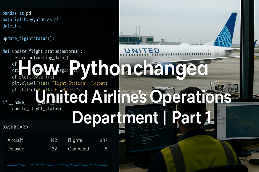 How Python changed United Airline’s Operations Department | Part 1 | by Harshima Singla | Medium