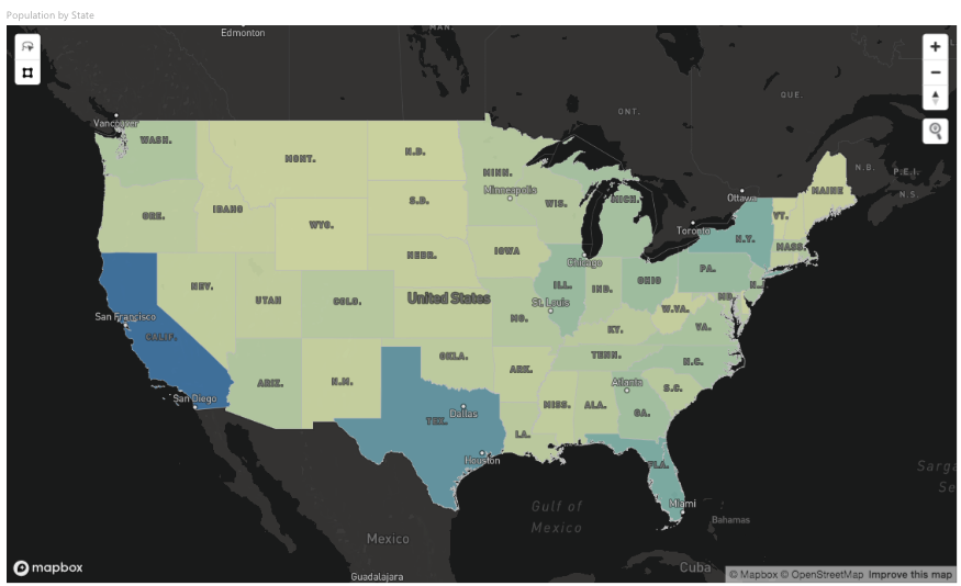 Mapbox Visual for Power BI upgraded | by Mapbox | Medium