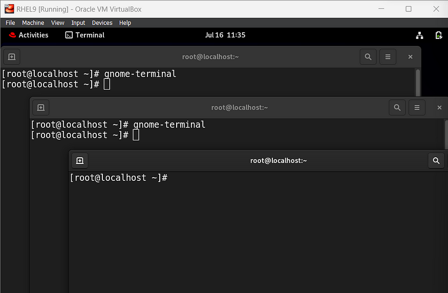 Linux Enhancement Integration Of Multiple Terminals And Expansion Of Graphical User Interface 