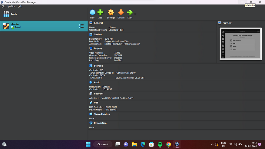 Creating a Virtual Machine for Ubuntu using VirtualBox/VMware | by Priyanka Chavan | Medium