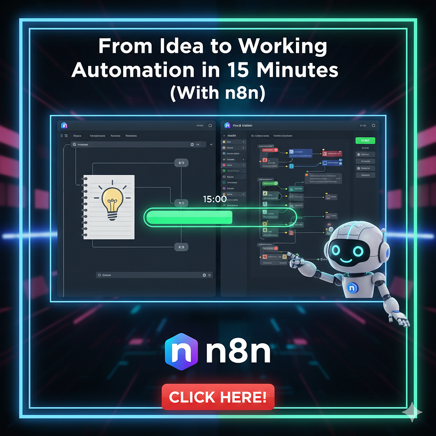 From Idea to Working Automation in 15 Minutes (With n8n) | by Snehal ...