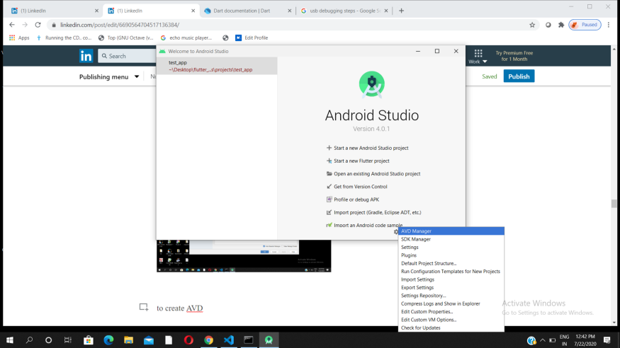带概念的颤振设置 Flutter Setup With Concept - Quick博客