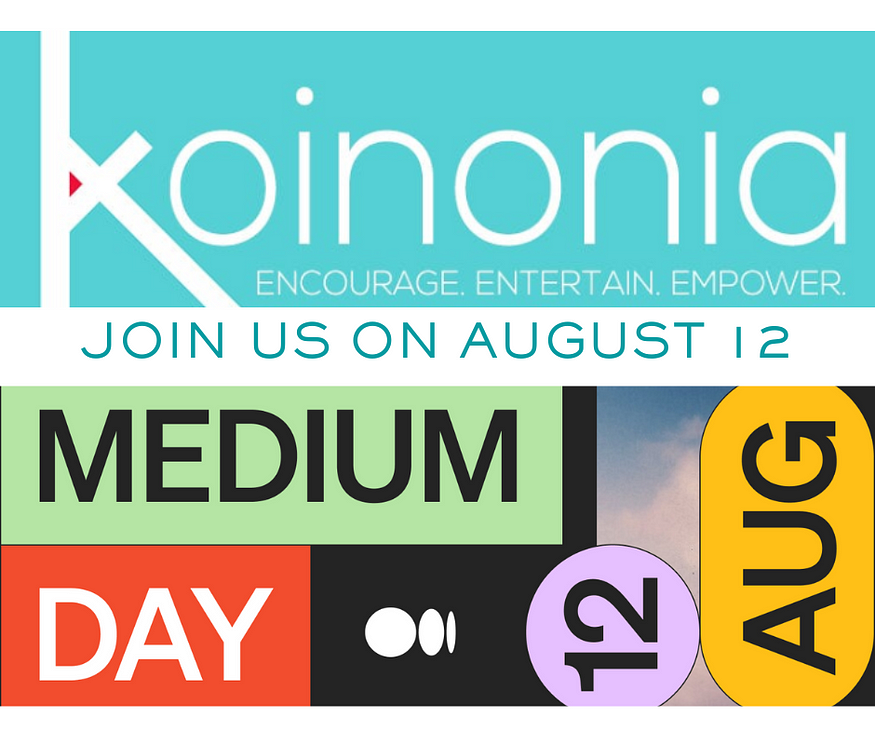 Connect with Koinonia on August 12 | by Julie Ranson | Koinonia | Aug, 2023 | Medium