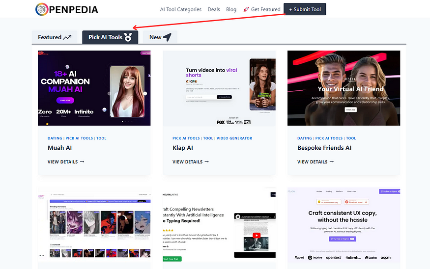 Submit AI Tool. Submit your AI tool, share your adored… | by Openpedia - AI Tools Directory | Medium