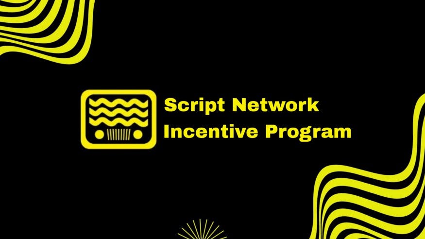 Script Network Incentive Program. This is great news for the Script… | by Watcher | Medium