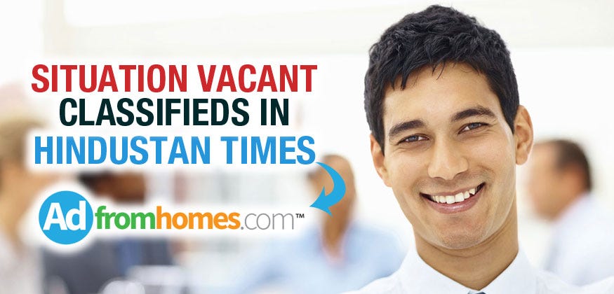 Situation-vacant classifieds | book situation vacant advertisements ...