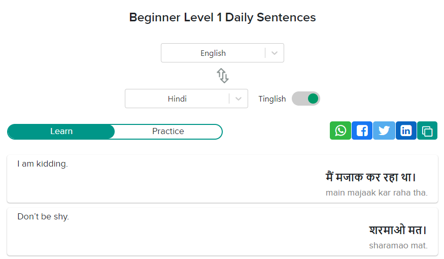 Learn language through sentences in all languages. - Infointube - Medium