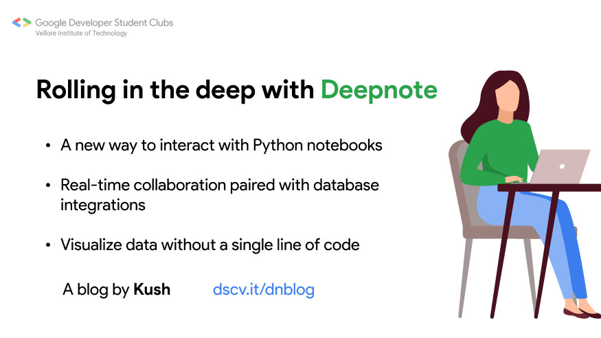 Rolling in the deep with Deepnote | by Kush Ojha | GDSC VIT Vellore ...