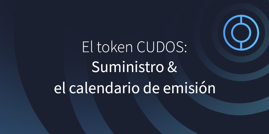 El token CUDOS: Suministro y el calendario de emisión explicados | by ...