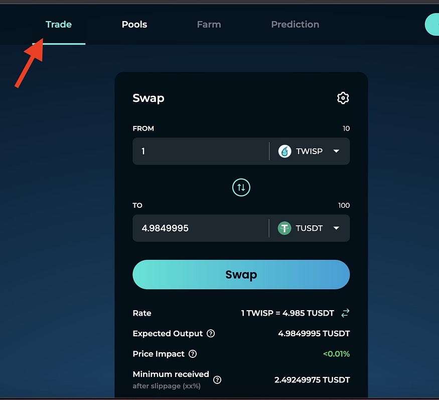 WispSwap инструкция по airdrop — Teletype