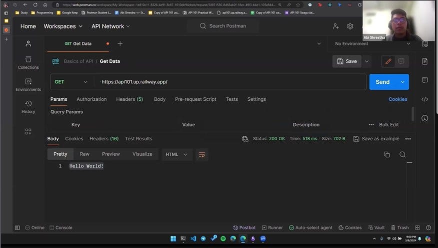 Sending my first API request using Postman | by susshhh | Mar, 2024 | Medium