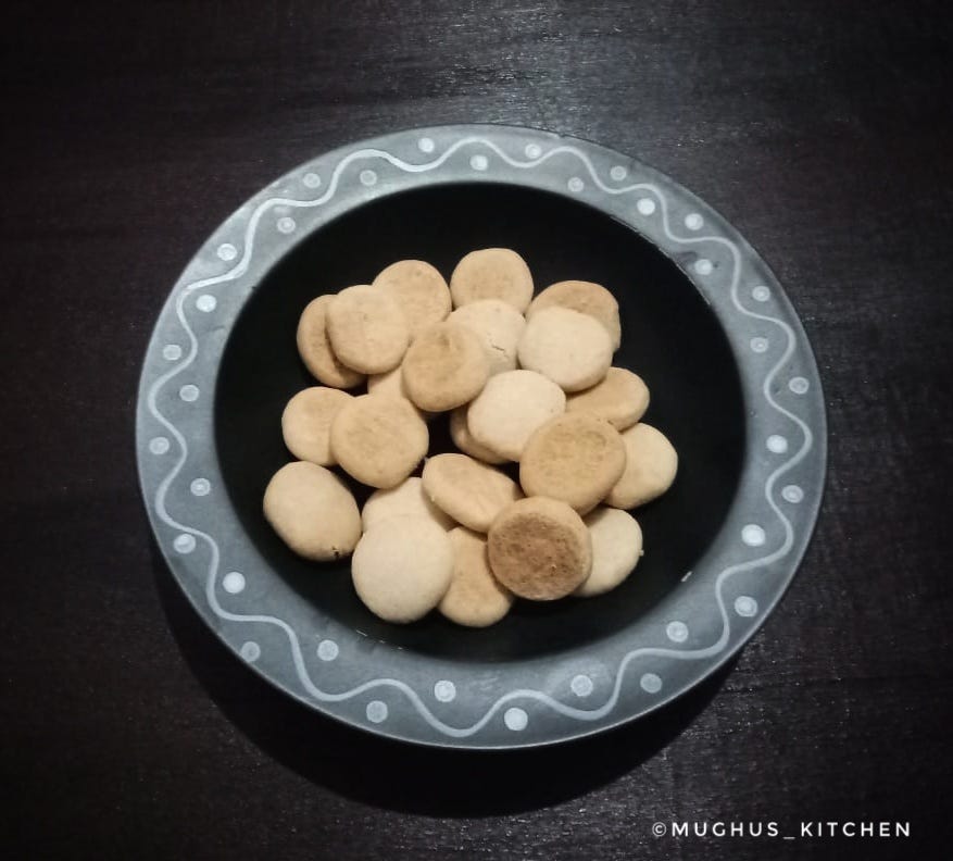 Button Nankhatai. Nankhatai is Indian style cookie which… | by Mughu's ...