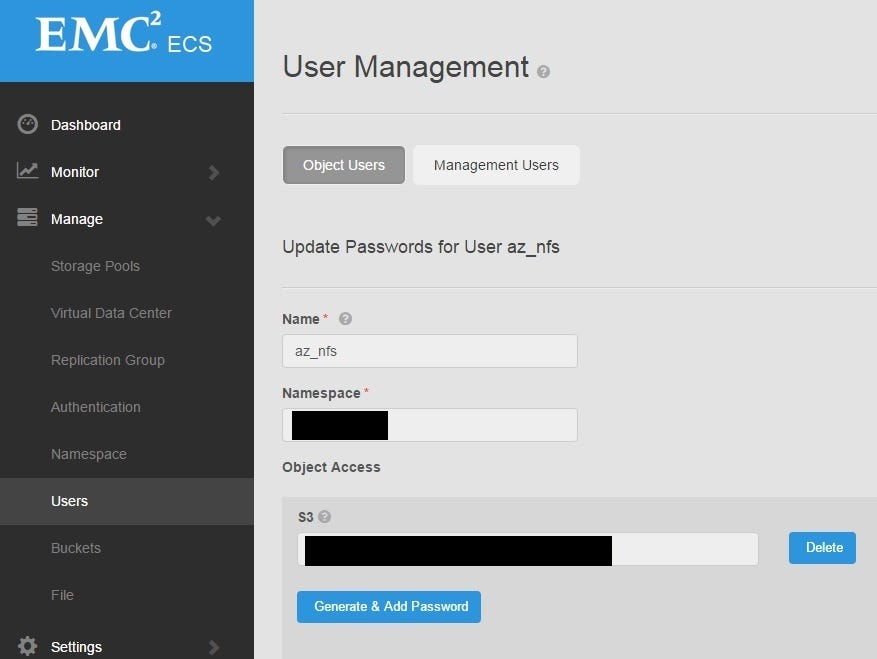 How to configure NFS in EMC Elastic Cloud Storage (ECS) Appliance? | by Azhagarasu A | Medium