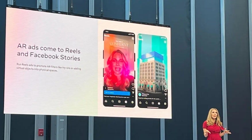 Meta pitches augmented reality to advertisers with new AR Reels Ads and ...