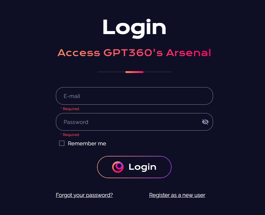 GPT360 USER REGISTRATION. How to join GPT360? | by GPT 360 | Medium