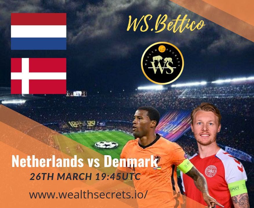 Two Dark Horses Netherlands VS Denmark For A Friendly Battle - Wealth ...