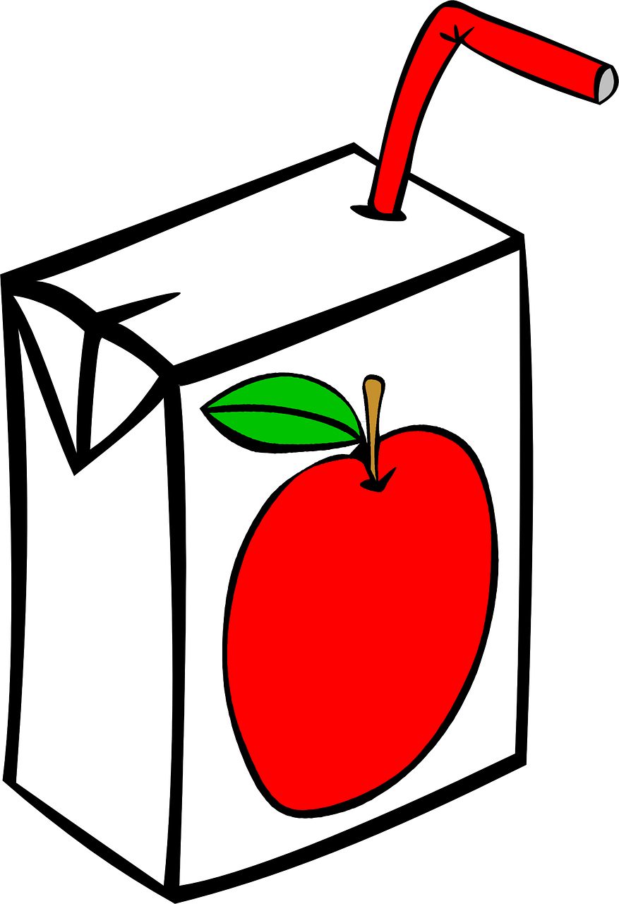 Cartoon Juice Box