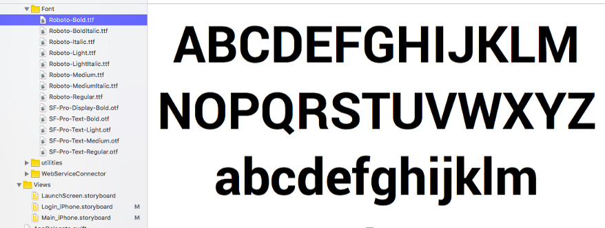 Add custom font in XCode for iOS app | by Mr.Javed Multani | Medium